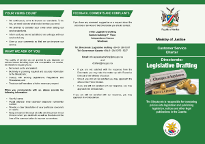 CUSTOMER SERVICE CHARTER - MOJ - Portal Ariel